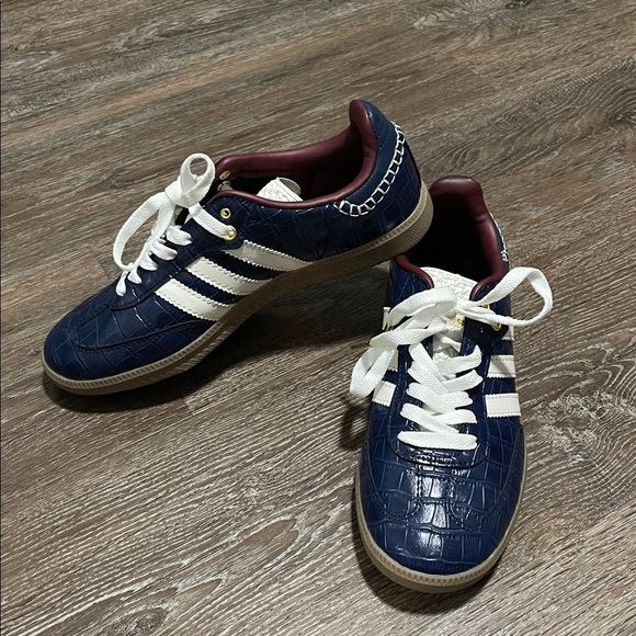 adidas | Shoes | Nwot Adidas Samba X Wales Bonner Navy Croc Sneakers ...